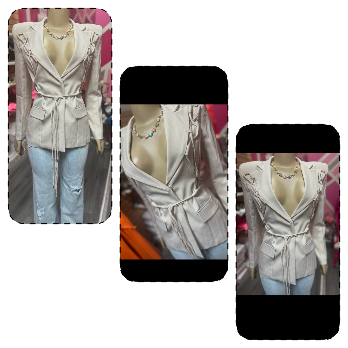 All Strings Attached Blazer – Xquisite Stylz