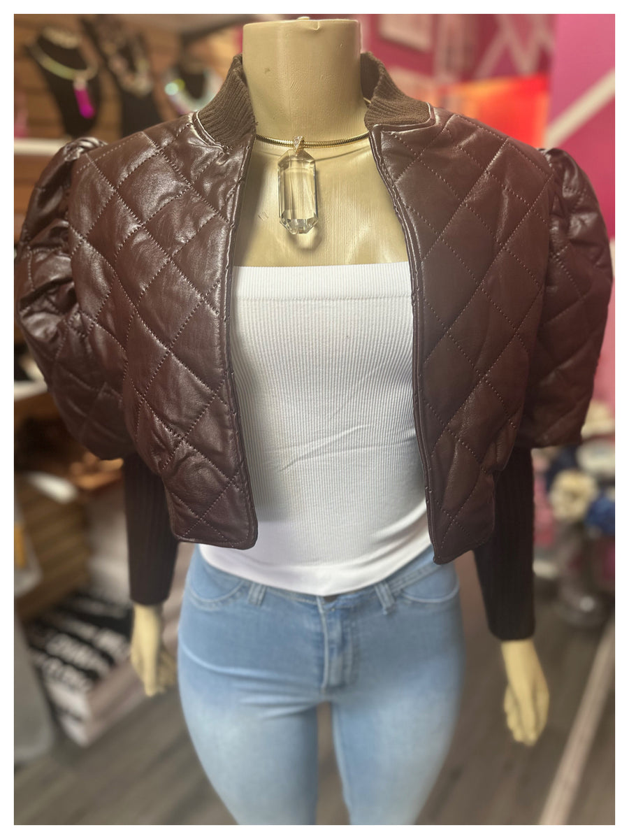 Brown Puff Jacket – Xquisite Stylz